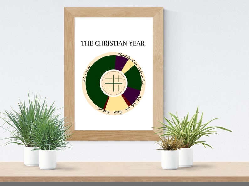 Liturgical Calendar Printable Liturgical Calendar Print Liturgical Wall ...