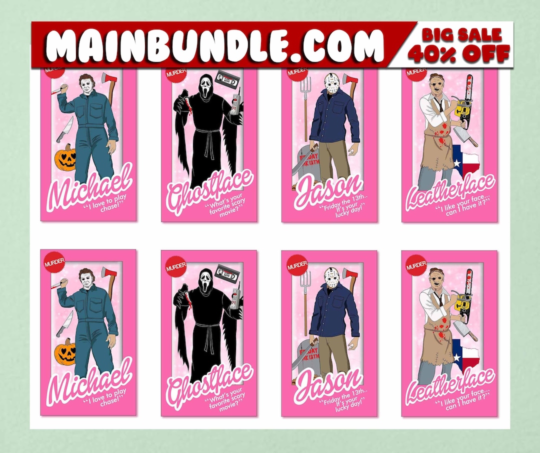 Horror Dolls PNG Set Horror Characters PNG Horror - Etsy