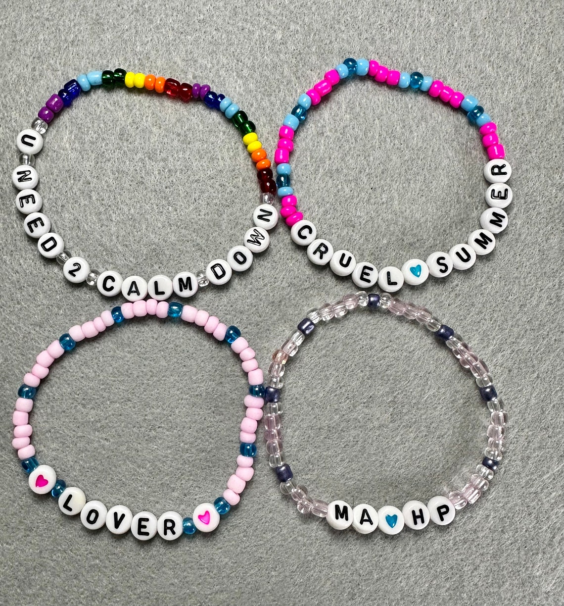 LOVER Inspired Friendship Bracelet Collection - Etsy