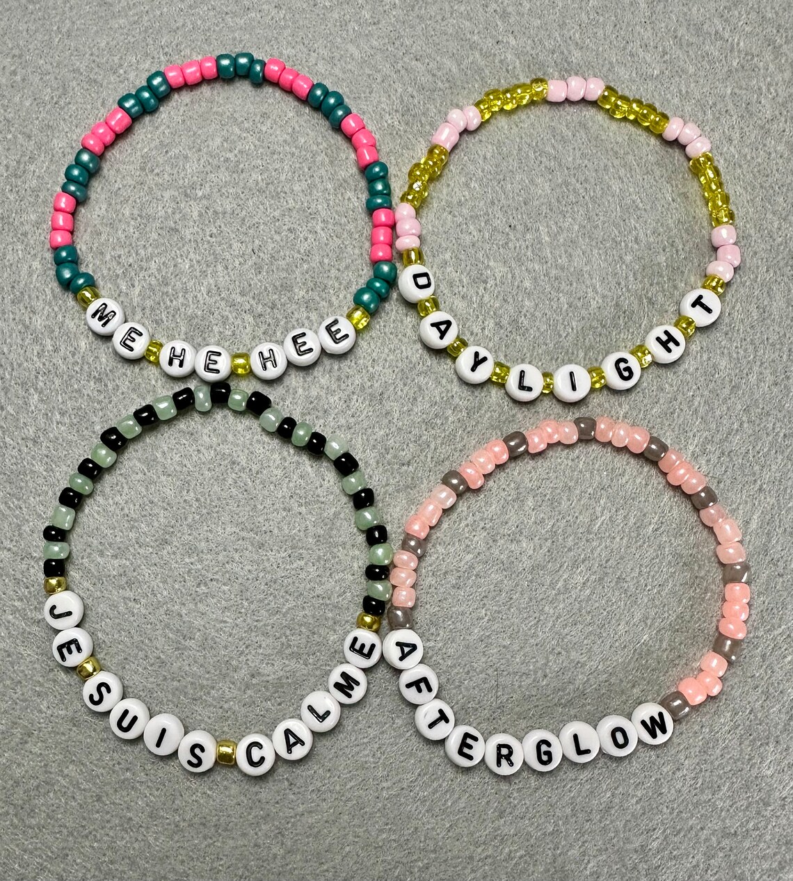 LOVER Inspired Friendship Bracelet Collection - Etsy
