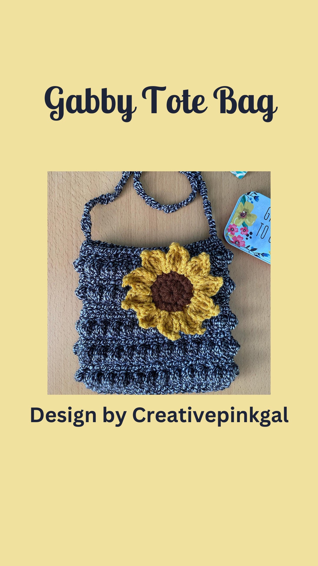 Gabby Tote Bag Digital Crochet Pattern - Etsy