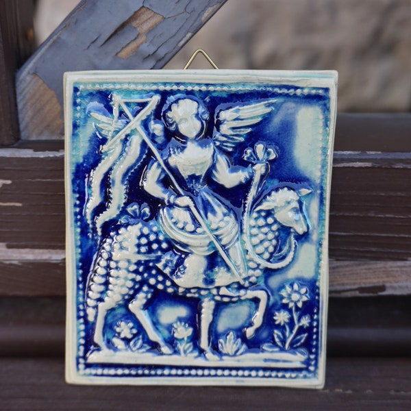 Ceramic Angel Wall Art - Etsy