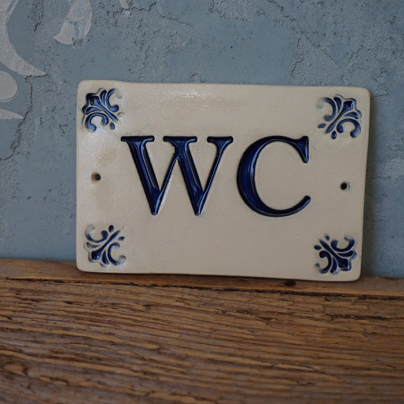 Wc Sign - Etsy