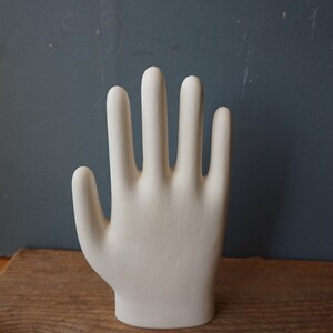 Glove Mold Hand / Ceramic Hand / Pottery Hand / White Home Decor / Art ...