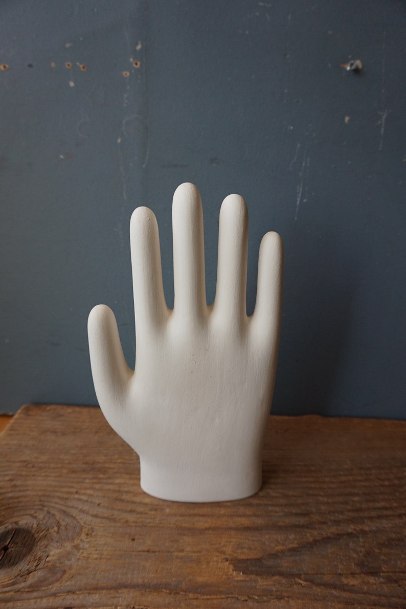 Glove Mold Hand / Ceramic Hand / Pottery Hand / White Home | Etsy