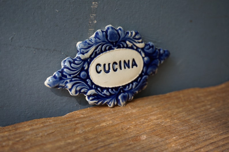 KITCHEN Sign / Home Decor / CUCINA Door Sign / Vintage Decor / | Etsy