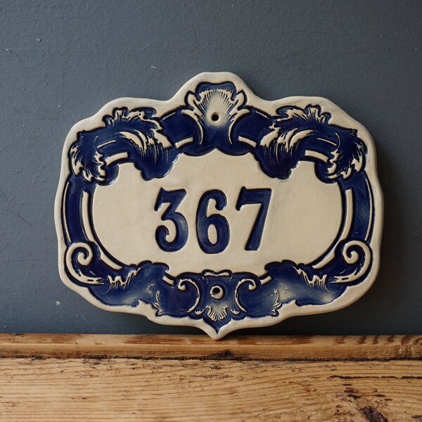 Ceramic House Number - Etsy