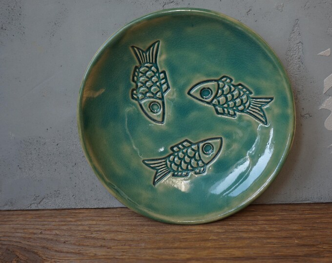 Blue FISH Bowl / Handy Bowls - Etsy