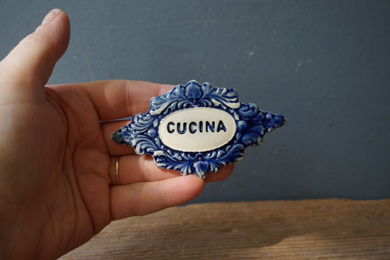 KITCHEN Sign / Home Decor / CUCINA Door Sign / Vintage Decor / | Etsy