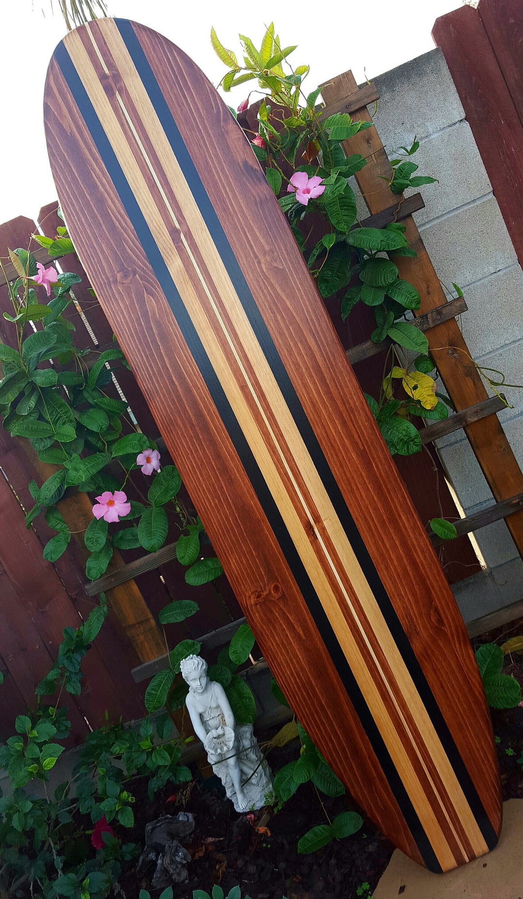 Classic Decorative Surfboard Wall Art | Hawaiian Surf Decor | Coastal ...