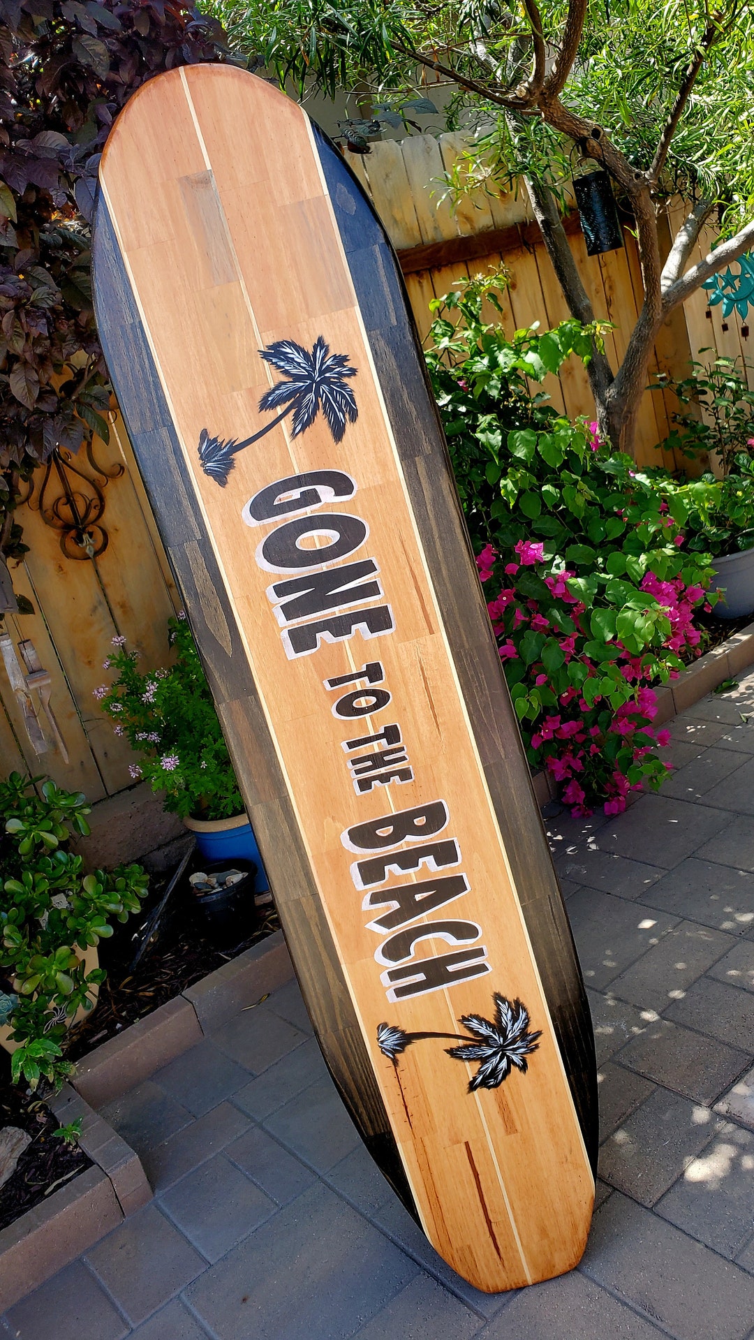 Classic 67C SURFBOARD WALL ART Hawaiian Hibiscus Surf Beach Decor ...