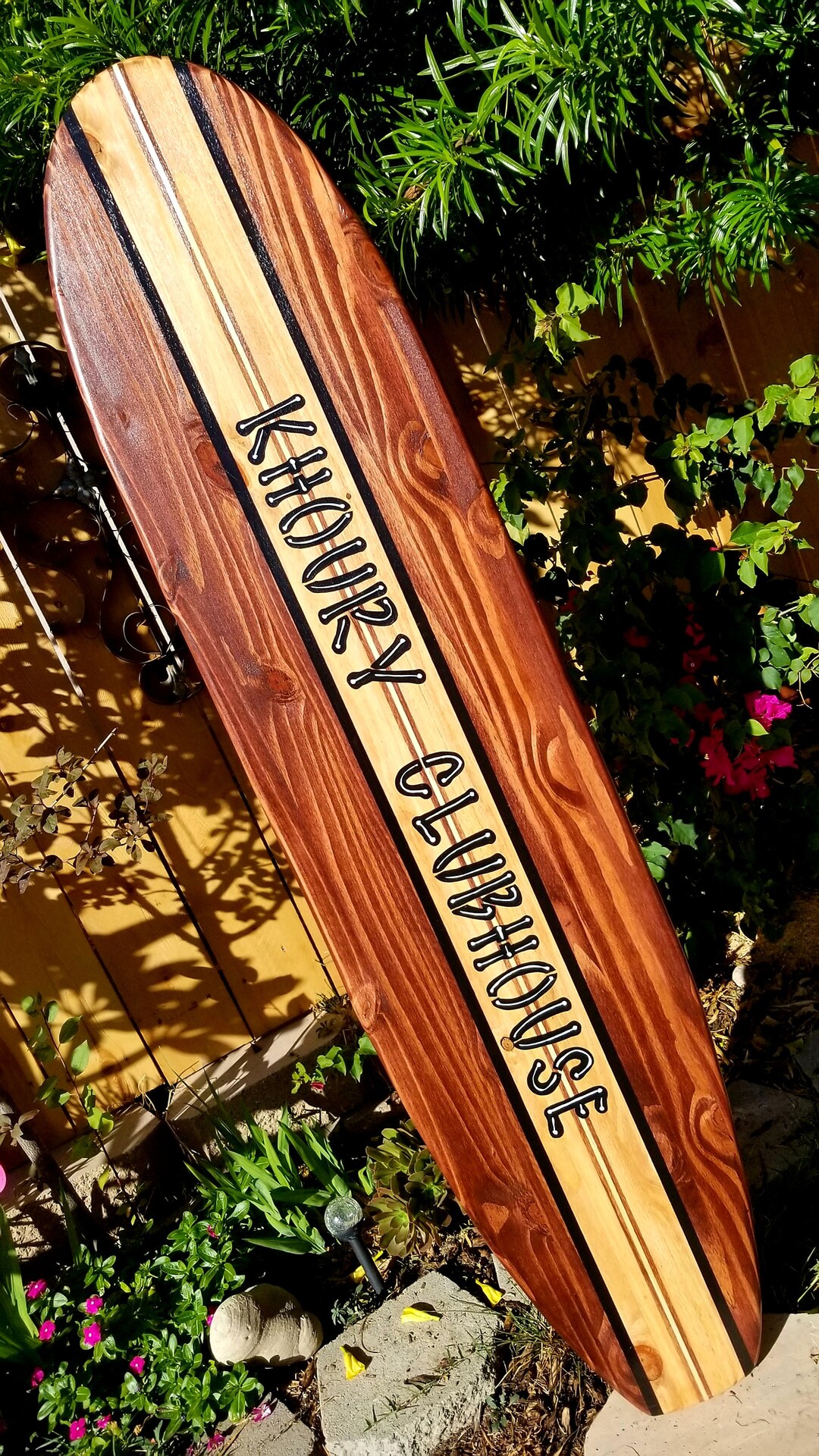 SURFBOARD Wall Art Beach House Decoration Custom Sign Surf Beach Decor ...