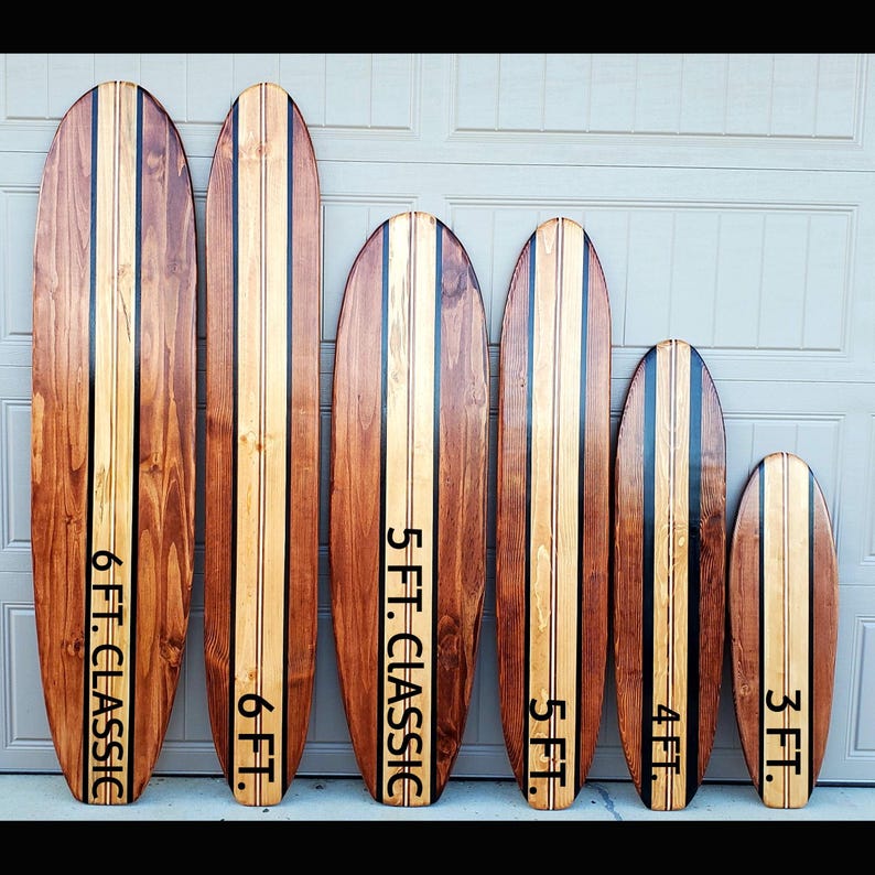 Classic Surfboard Wall Art | Surf Boys Hawaiian Decor | Beach Surf ...