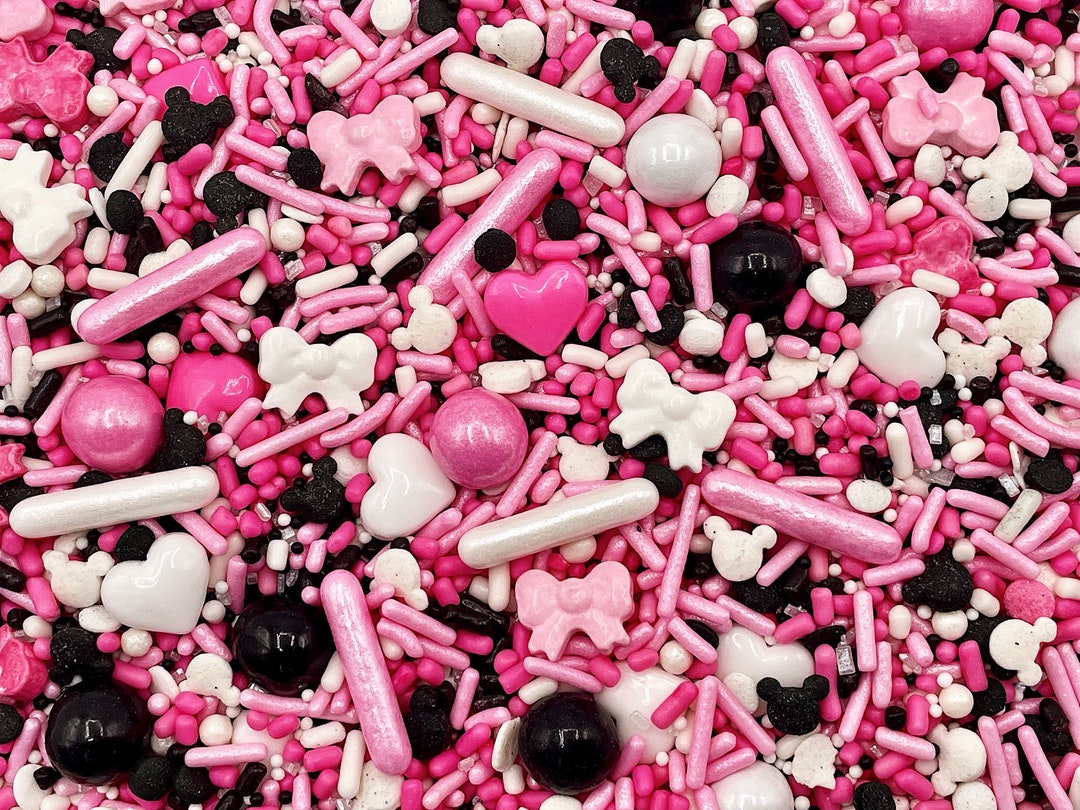 Mouse Kisses - Edible Candy Shapes Sprinkle Mix for Cakes, Cupcakes ...