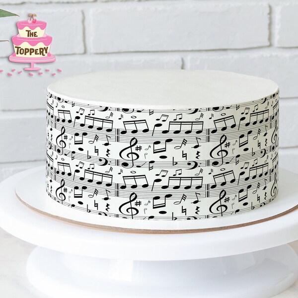 Music Icing Cake Decor - Etsy