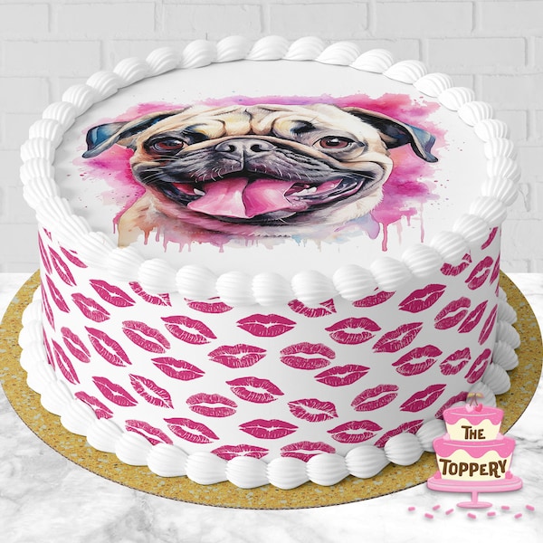 Pug Wedding Cake Topper - Etsy