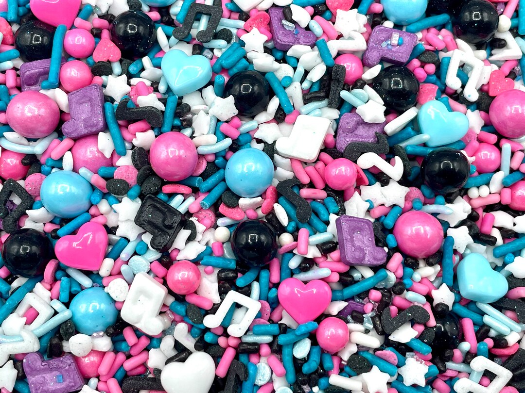 Tick Tock you dont stop Edible Candy Sprinkles for Cakes, Cupcakes ...