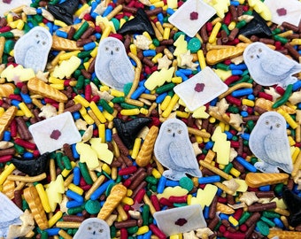 One Happy Dude Edible Candy Shapes Sprinkle Mix for Cakes, Cupcakes ...