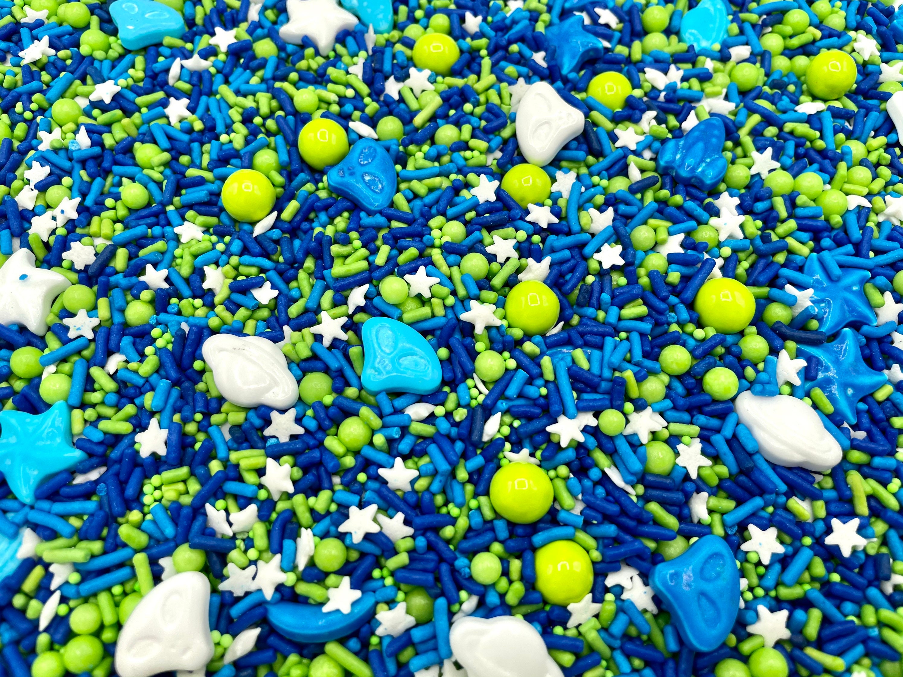 Alien Invasion Edible Candy Shapes Sprinkle Mix for Cakes - Etsy