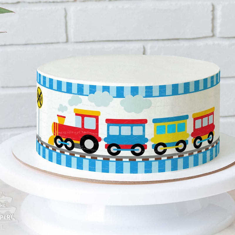 Steam Train Cake Decor - Etsy