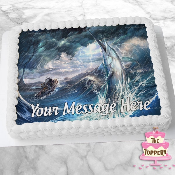 Marlin Wedding Cake Topper - Etsy