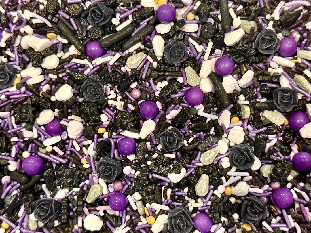 Woeful Day! - Edible Candy Halloween Sprinkles for Cakes, Cupcakes ...