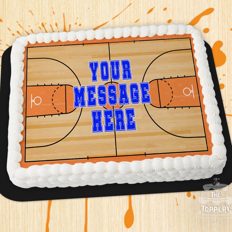 Basketball Cake Topper - Etsy