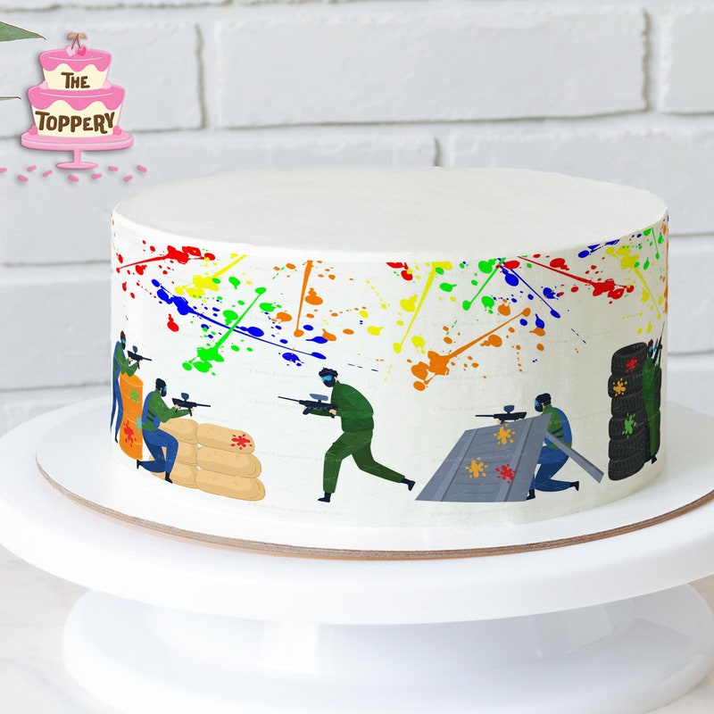 Paintball Cake - Etsy