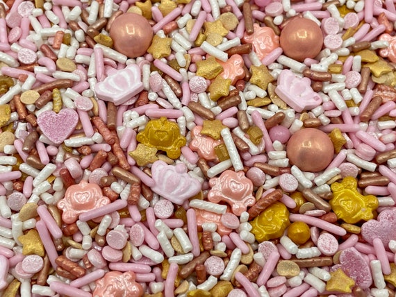 Little Princess Edible Candy Shapes Sprinkle Mix for Cakes | Etsy