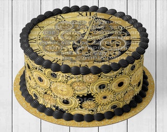 Clock Cake Topper | Etsy