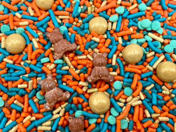 Beary Brave Edible Candy Shapes Sprinkle Mix for Cakes | Etsy