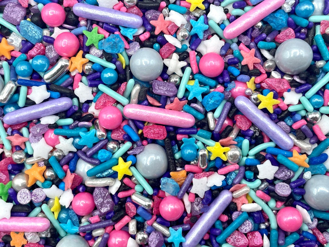 Intergalactic Edible Candy Galaxy Space Sprinkles for Cakes - Etsy