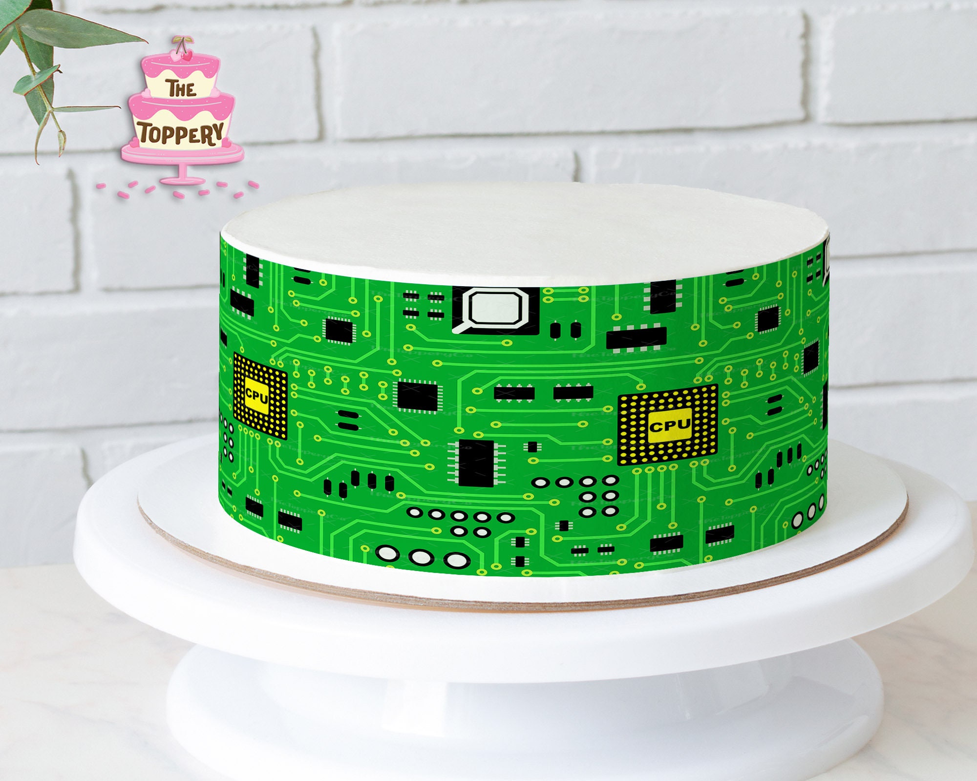 Computer Binary Code - Edible ICING Toppers, Round, Rectangle, Cake ...