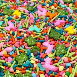 Its a Fiesta Edible Candy Shapes Sprinkle Mix for Cakes - Etsy
