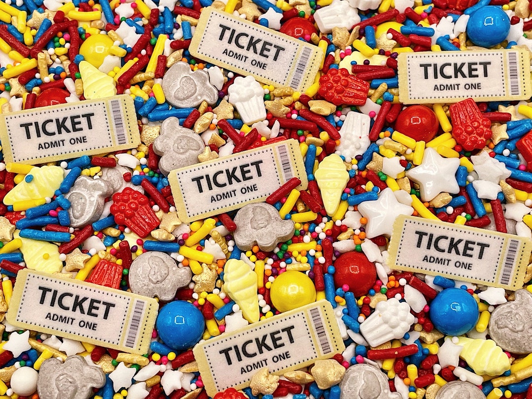 Elephant Circus Carnival - Edible Candy Sprinkle Mix (w/ Yellow Wafer ...