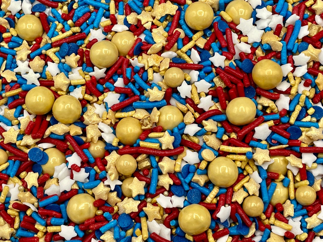 Super Woman - Edible Candy Shapes Sprinkle Mix for Cakes, Cupcakes ...