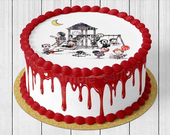 Horror Birthday Cake Topper | Etsy