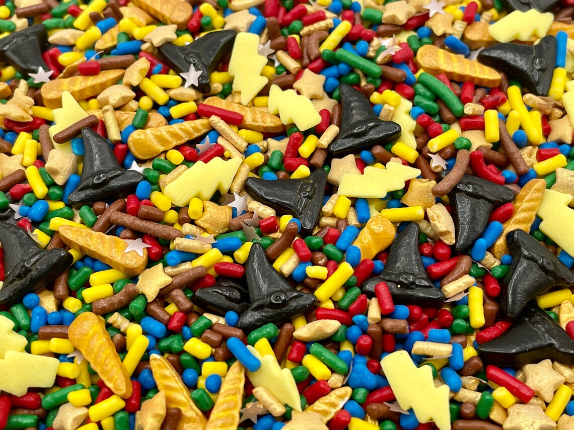 Wizard Party Edible Candy Shapes Sprinkle Mix for Cakes - Etsy