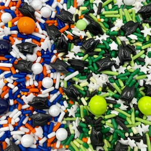 Custom Graduation Sprinkles - Edible Candy Shapes Sprinkle Mix for ...