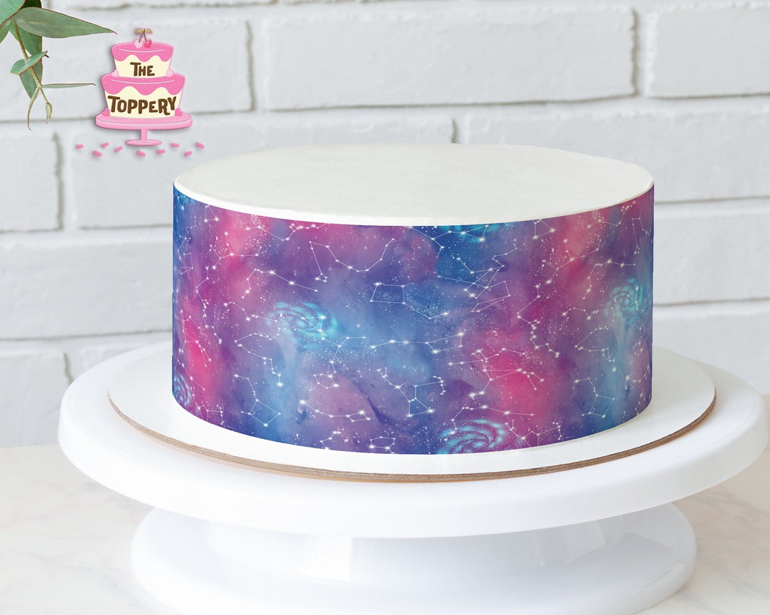 Galaxy - Edible Cake Wraps - Icing Image Horoscope Zodiac ...