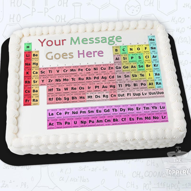 Science Cake Topper - Etsy