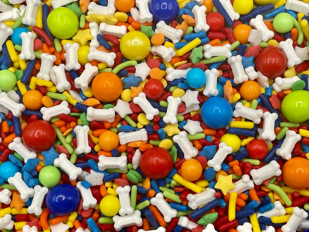 Let's Pawty - Edible Candy Puppy Dog Sprinkles for Cakes, Cupcakes ...