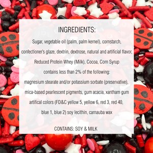 Ladybugs - Edible Candy Sprinkles for Cakes, Cupcakes, Cookies, Wedding ...
