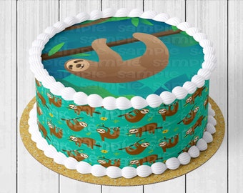 Sloth Cake Topper Birthday | Etsy