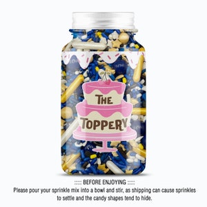 Police Cop - Edible Candy Shapes Sprinkle Mix for Cakes, Cupcakes ...