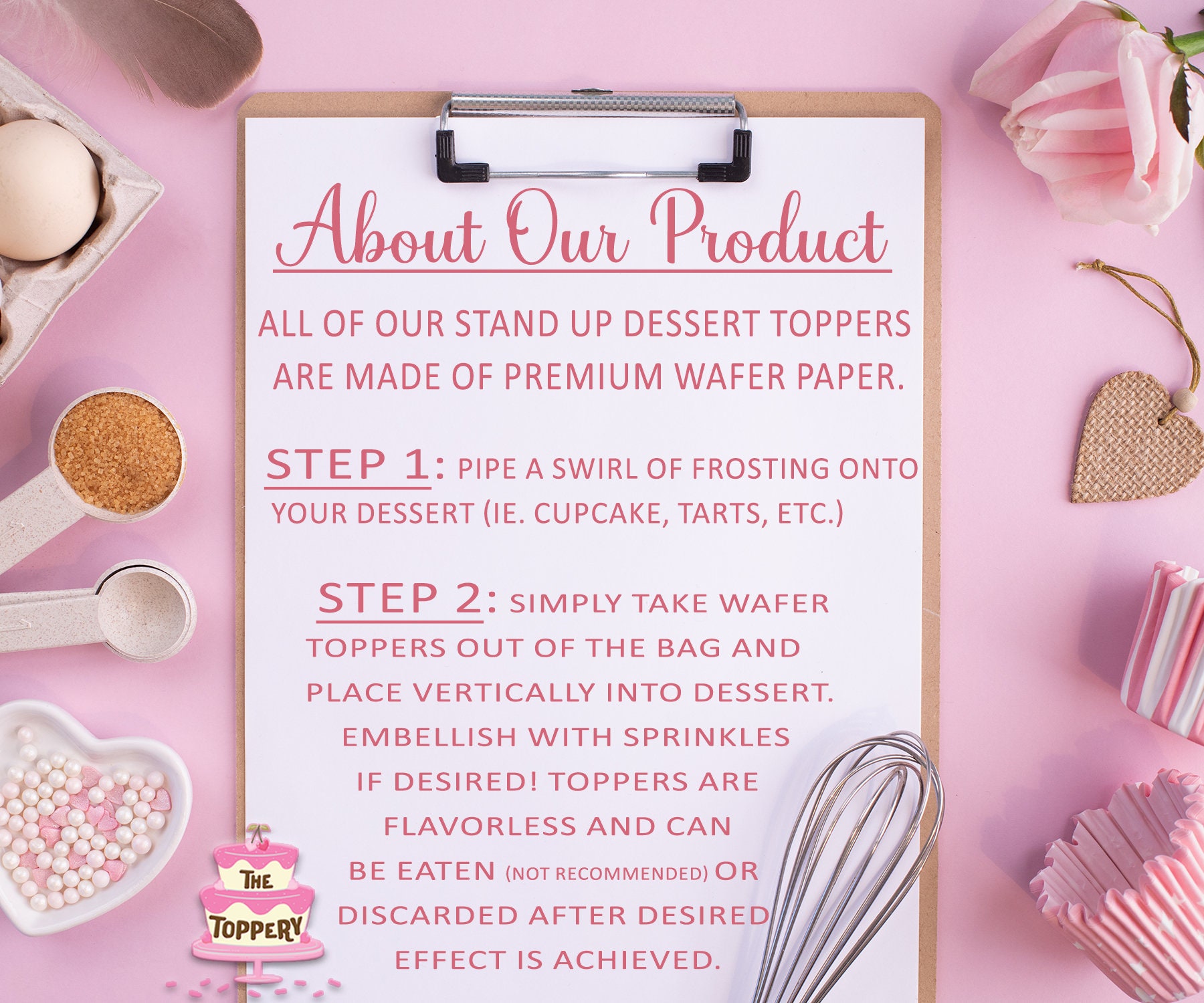 Custom WAFER Cupcake Toppers, Precut 2 Inch Round, Edible Cut Outs ...