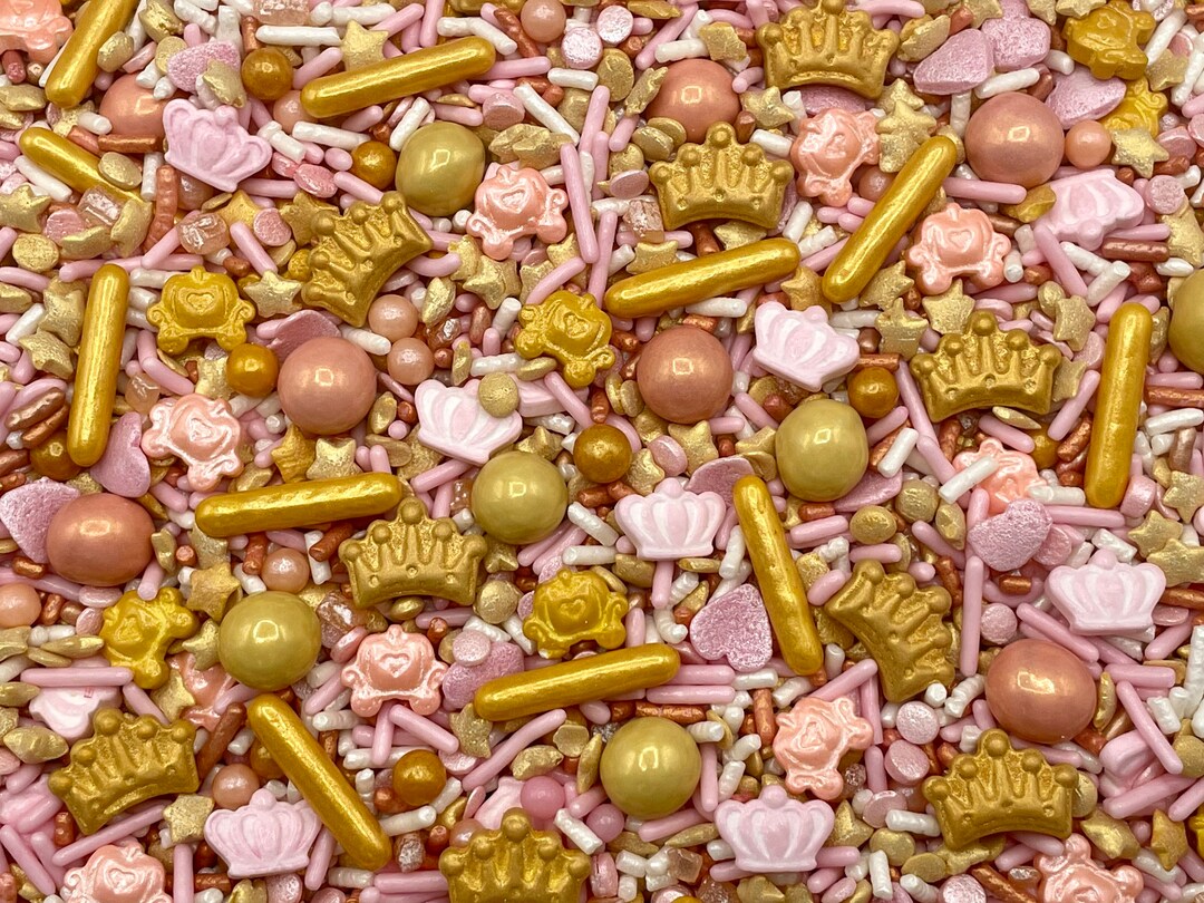 Little Princess - Edible Candy Shapes Sprinkle Mix for Cakes, Cupcakes ...
