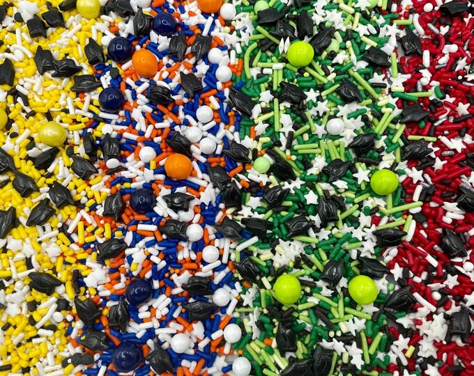 Custom Graduation Sprinkles Edible Candy Shapes Sprinkle Mix - Etsy