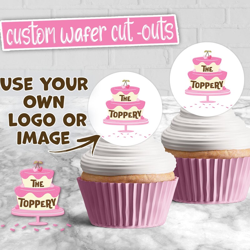 Logo Cupcake Toppers - Etsy