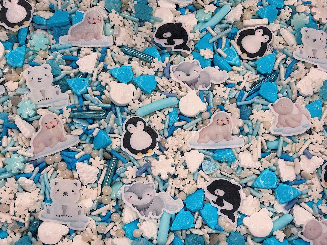 Polar Pals - Edible Candy Shapes Arctic Animals Christmas Winter ...